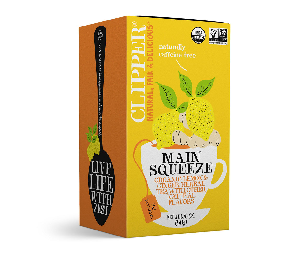 Clipper Tea Clipper Teas Main Squeeze Herbal Tea, 20-Count | Big Lots