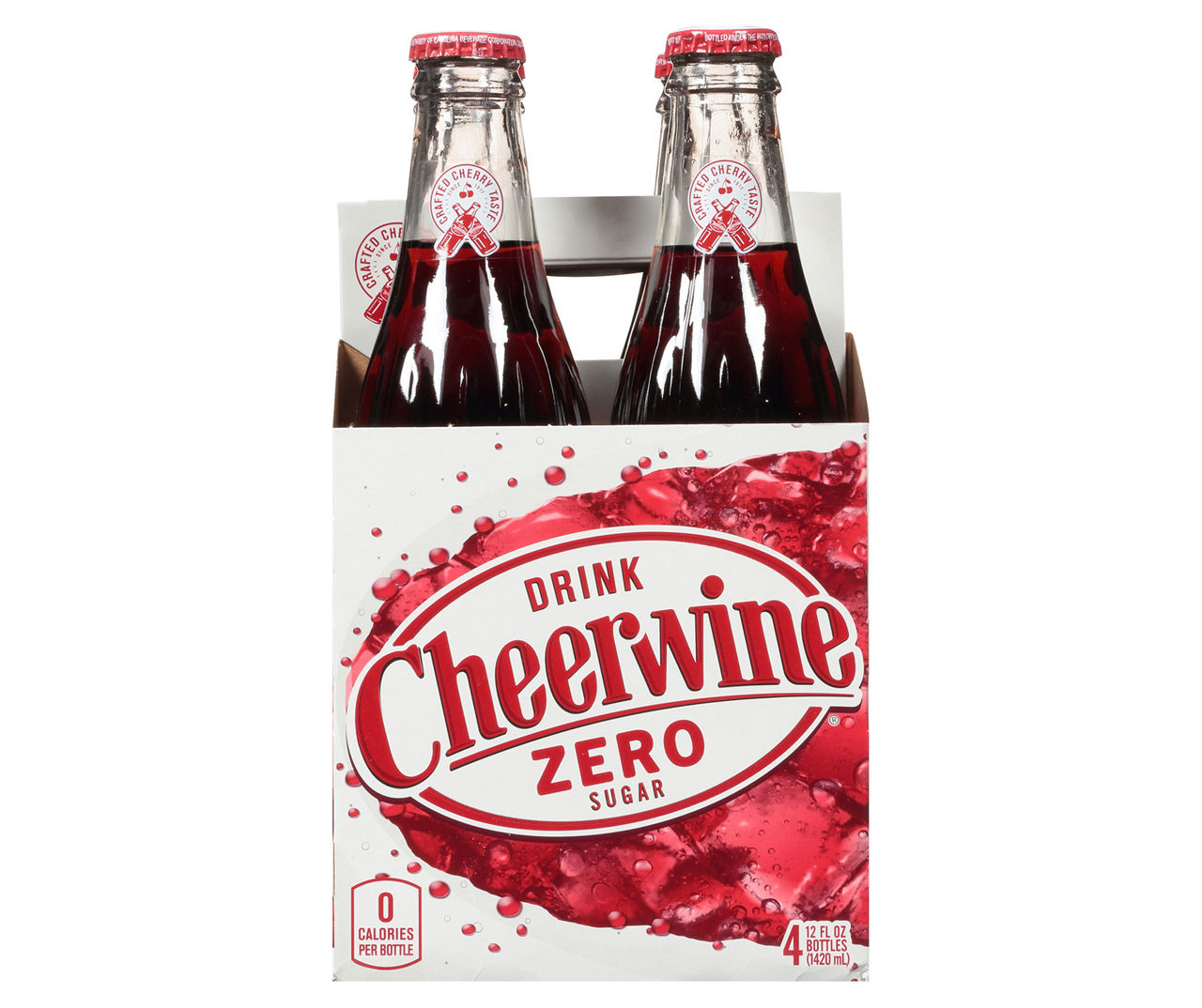 Cheerwine Zero Sugar 12 Oz. Bottled Soft Drink, 4-Pack | Big Lots