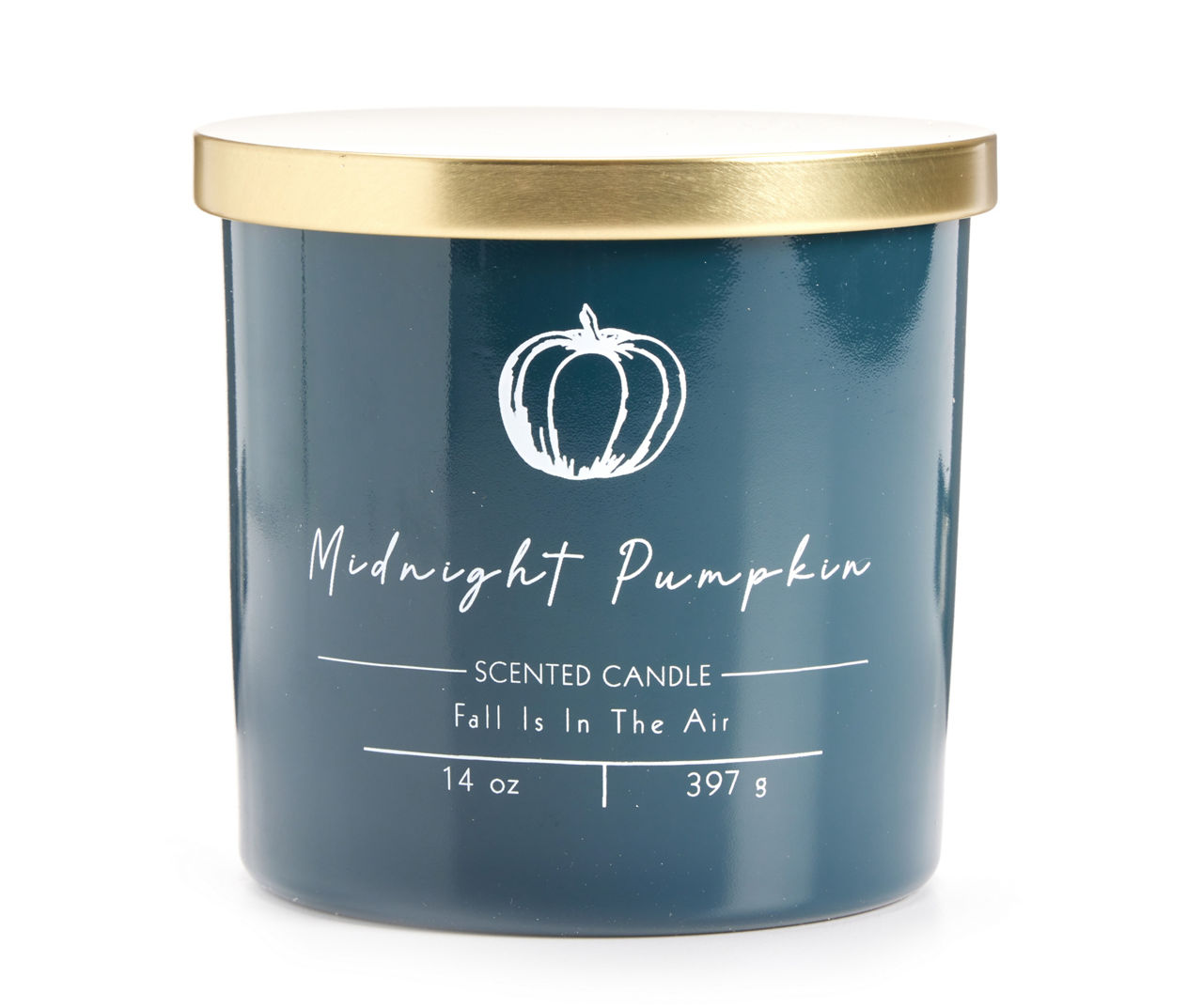 Autumn Air "Fall Is In The Air" Midnight Pumpkin 2-Wick Candle, 14 Oz ...