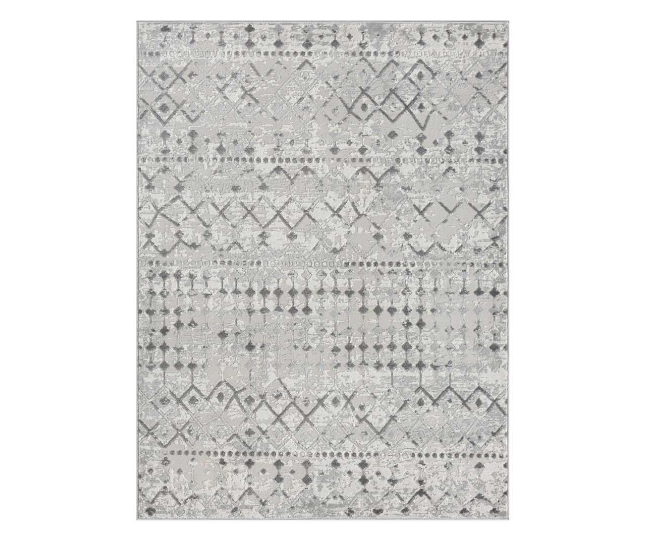 Jessica Moroccan Geo Area Rug | Big Lots