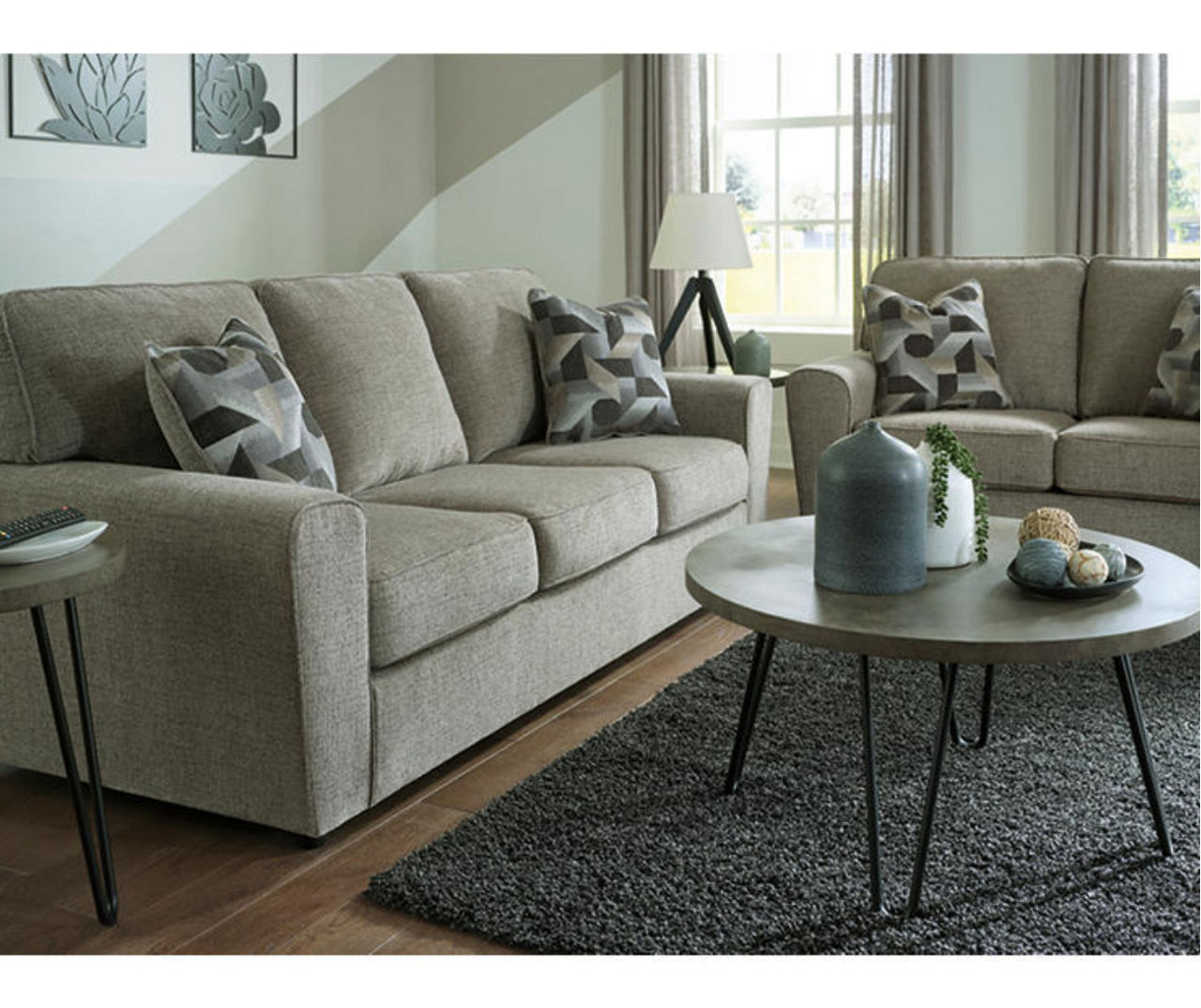 Signature Design By Ashley Cascilla Pewter Sofa | Big Lots