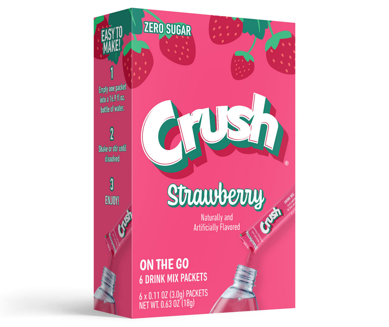 Crush Strawberry Drink Mix, 6-Pack | Big Lots