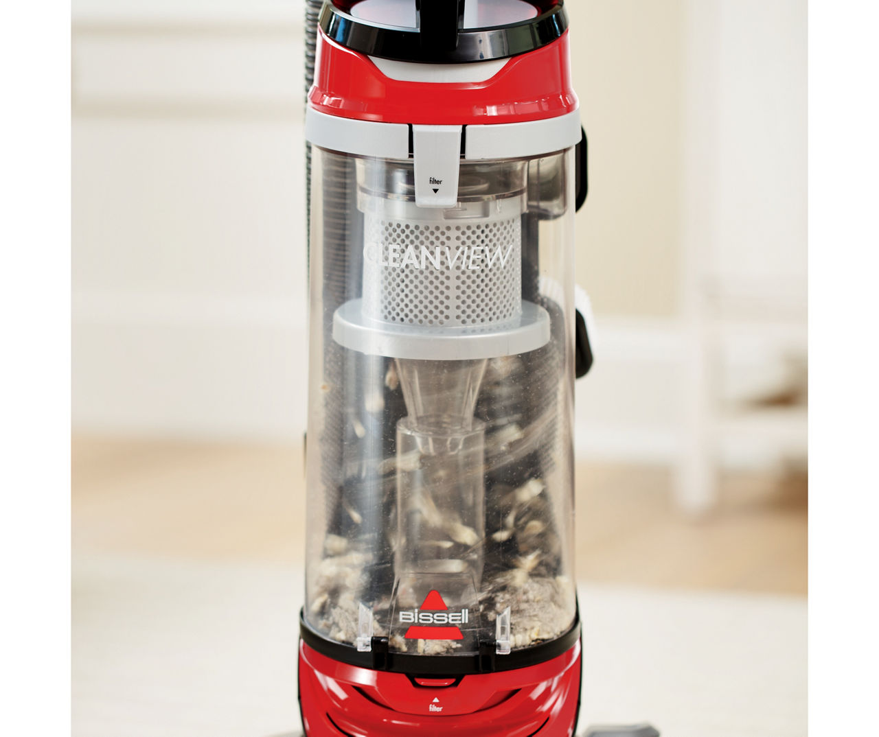 Bissell Red Cleanview Bagless Vacuum | Big Lots