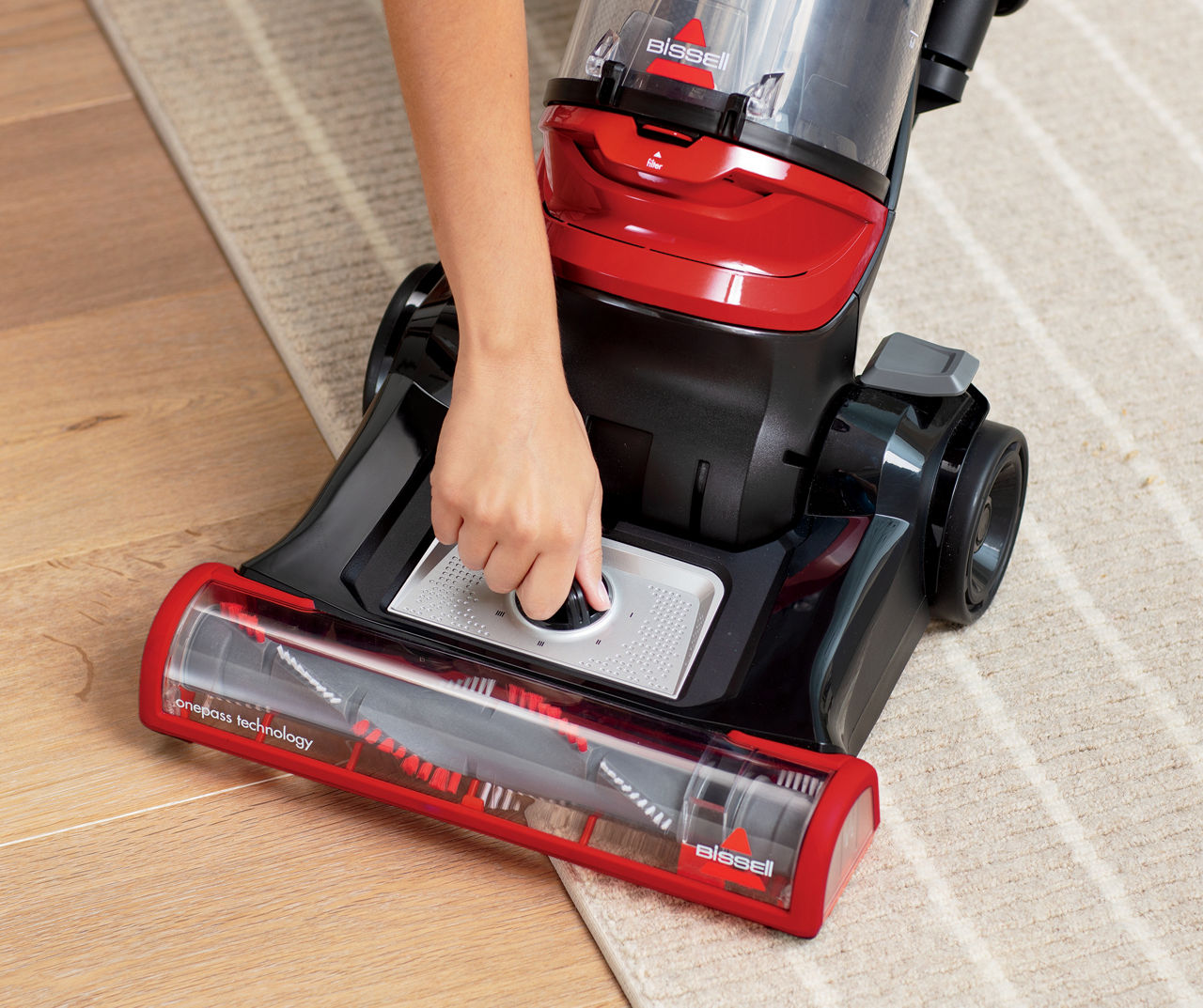Bissell Red Cleanview Bagless Vacuum | Big Lots