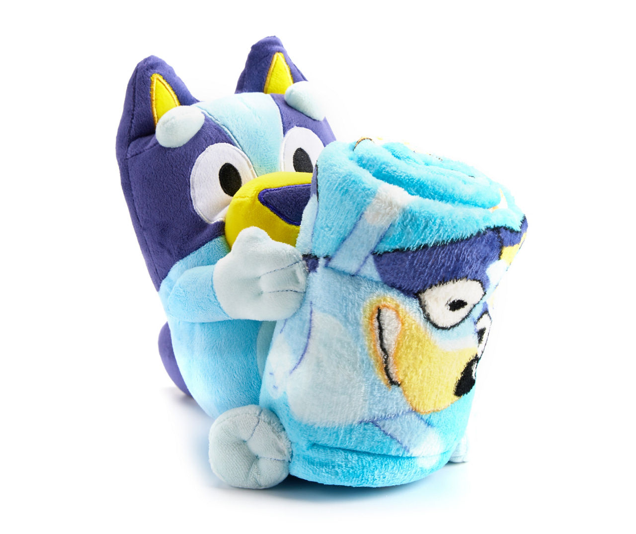 Blue Throw & Hugger Pillow, (40" x 50") | Big Lots