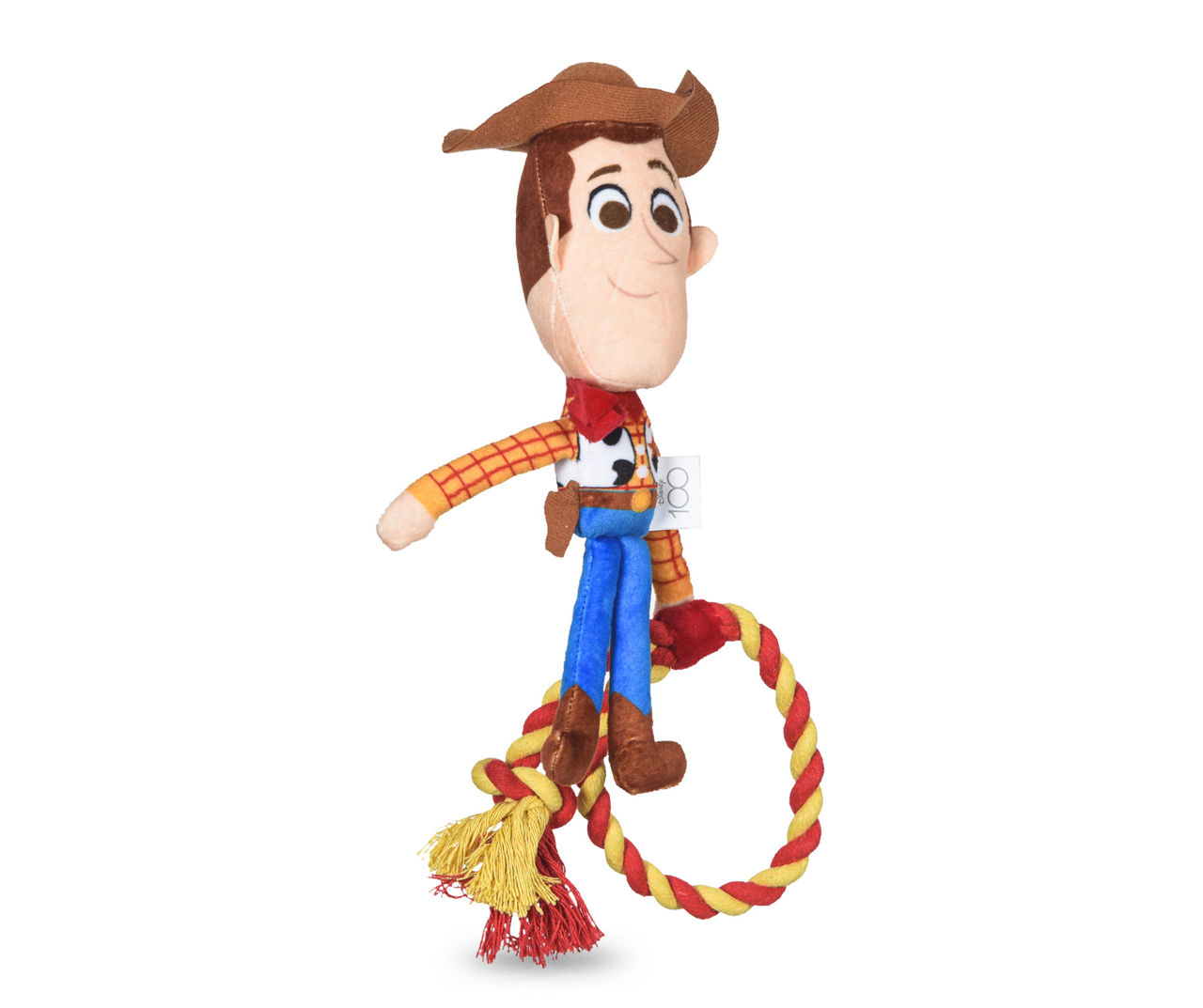 Disney Disney 100 Toy Story Woody & Lasso Rope Plush Squeaker Pet Toy ...