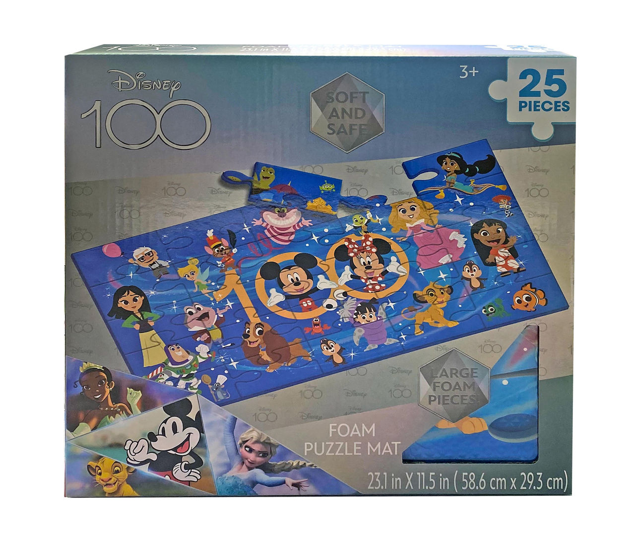 Disney Disney 100 25-Piece Foam Puzzle Mat | Big Lots