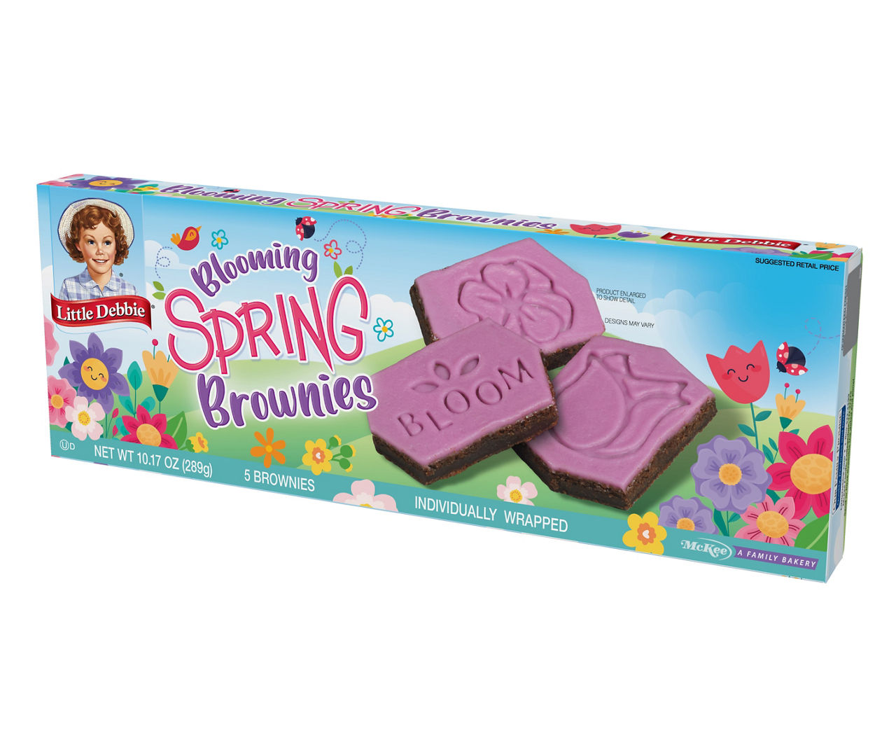 Little Debbie Blooming Spring Iced Brownies, 5-Count | Big Lots
