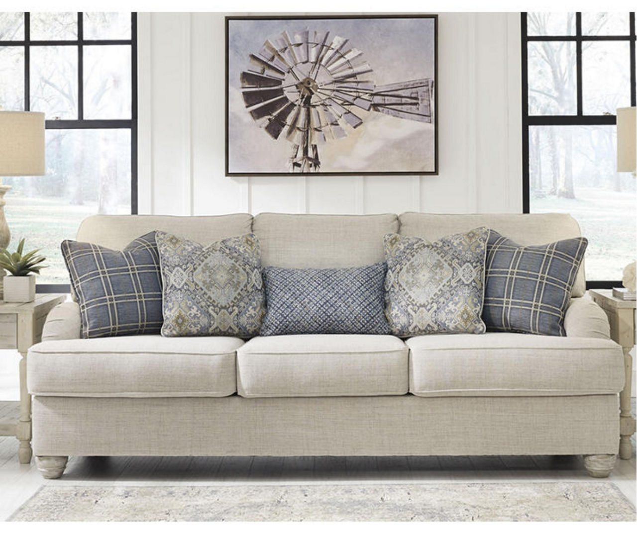 Signature Design By Ashley Traemore Linen Queen Sleeper Sofa | Big Lots