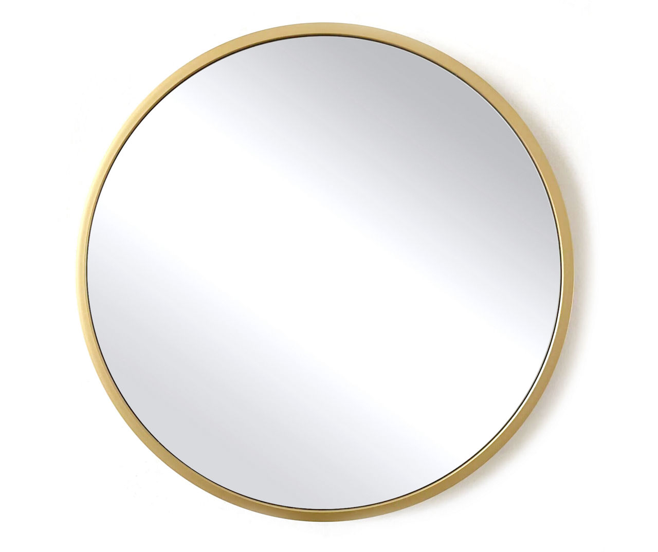 Gold Frame Round Wall Mirror, (18") | Big Lots