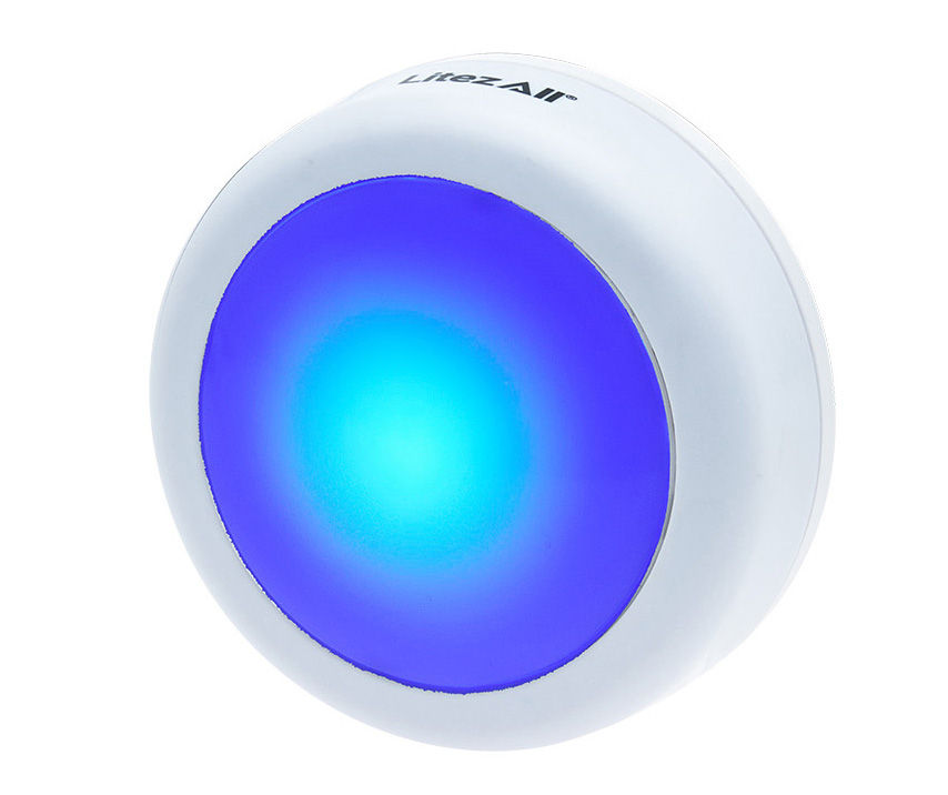 Litezall Remote Control RGB Puck Lights, 3-Pack | Big Lots