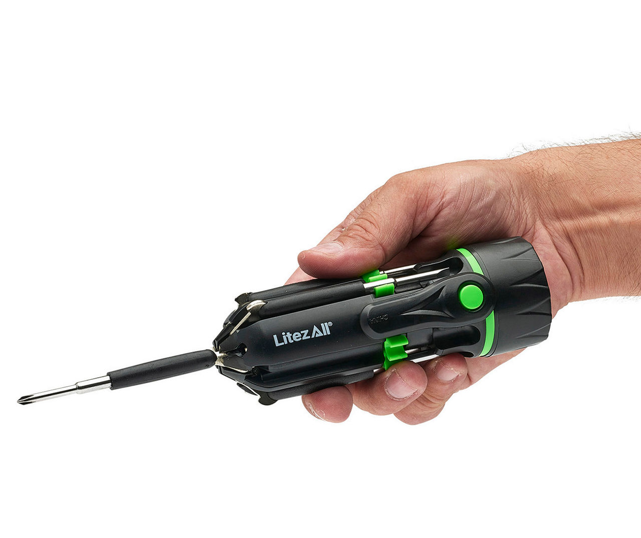 Litezall 8-in-1 LED Flashlight Screwdriver | Big Lots