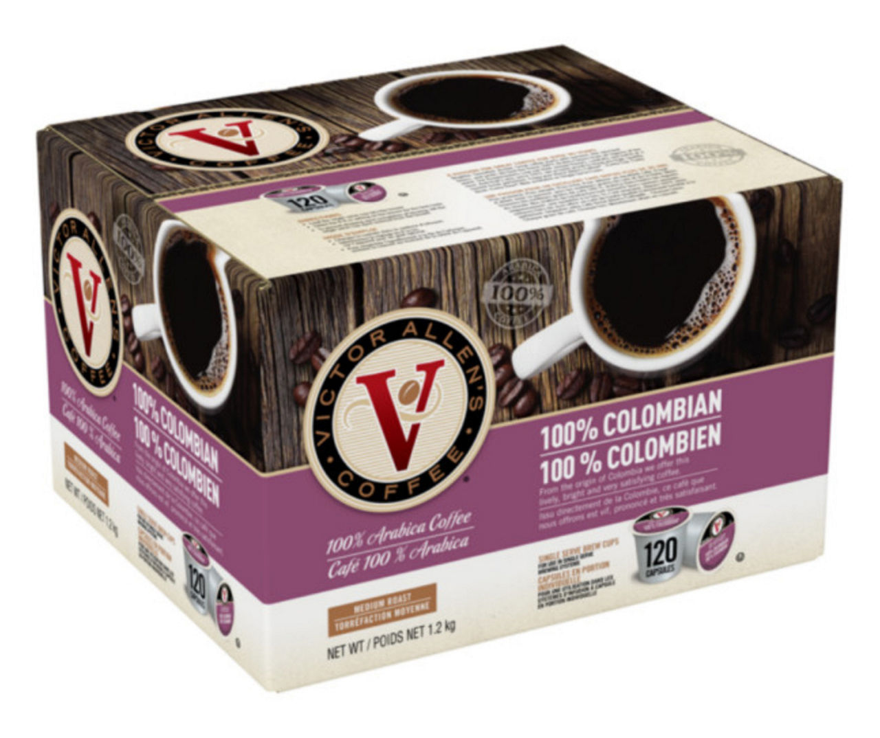 Victor Allen Colombian Medium Roast 120-Pack Brew Cups | Big Lots