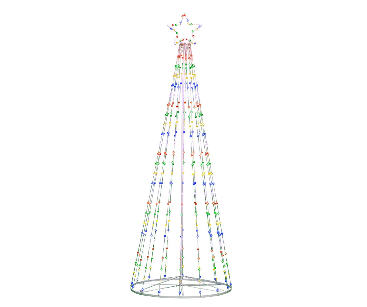 Winter Wonder Lane 9' Multi-Color Smart LED String Light Tree | Big Lots