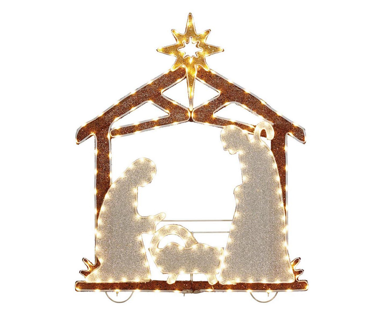 Winter Wonder Lane 4' LED Nativity Scene | Big Lots