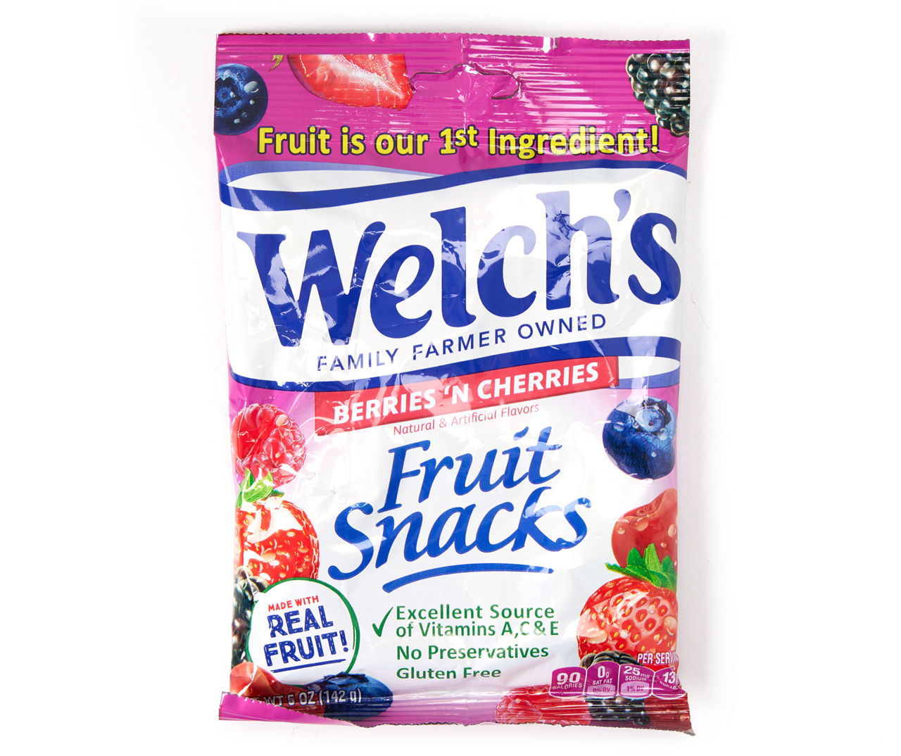 Welch's Berries N' Cherries Fruit Snacks, 5 Oz. | Big Lots