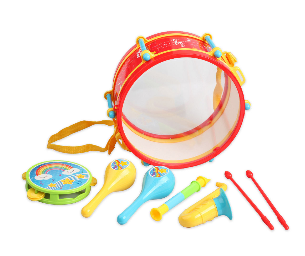Play Zone Preschool Rhythm & Drum Set | Big Lots