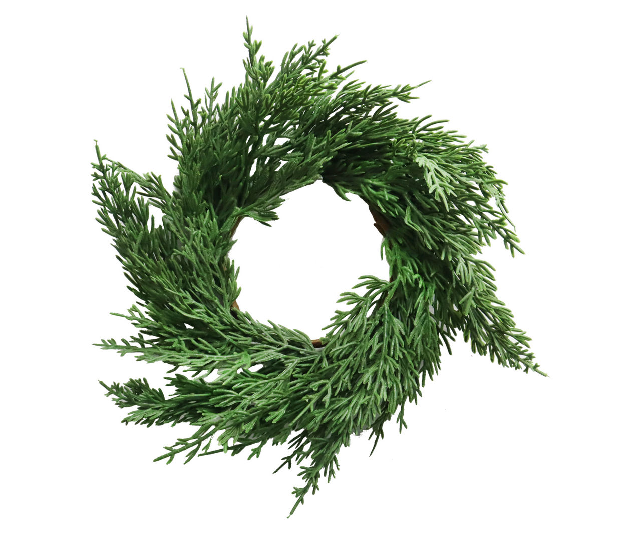 Spruce Greenery LED Pillar Candle Ring | Big Lots