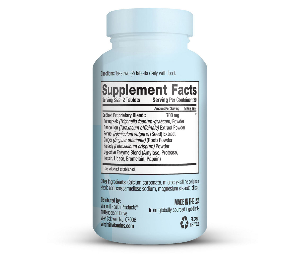 Nutritionary Nutritonary Debloat Tablets, 60-Count | Big Lots