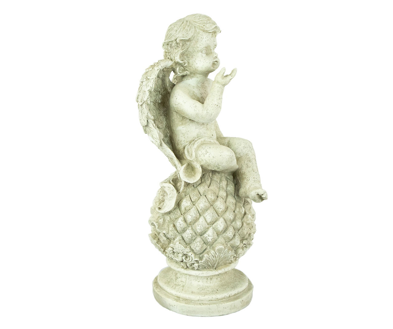 Northlight 18" Cherub Sitting on Finial Statue | Big Lots