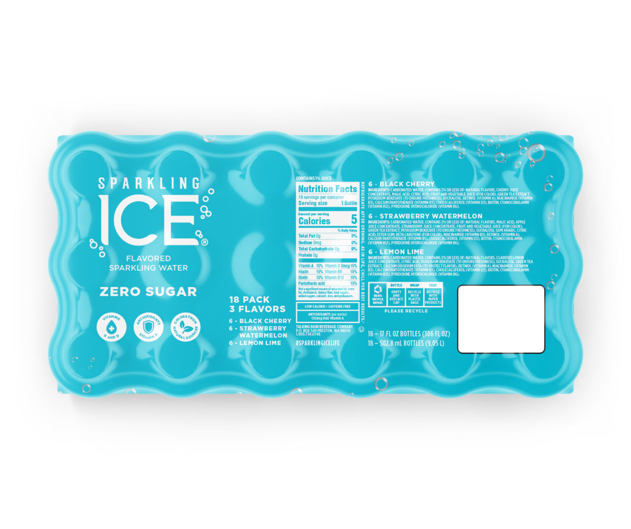 Sparkling Ice Blue Variety Pack, 18-Pack | Big Lots