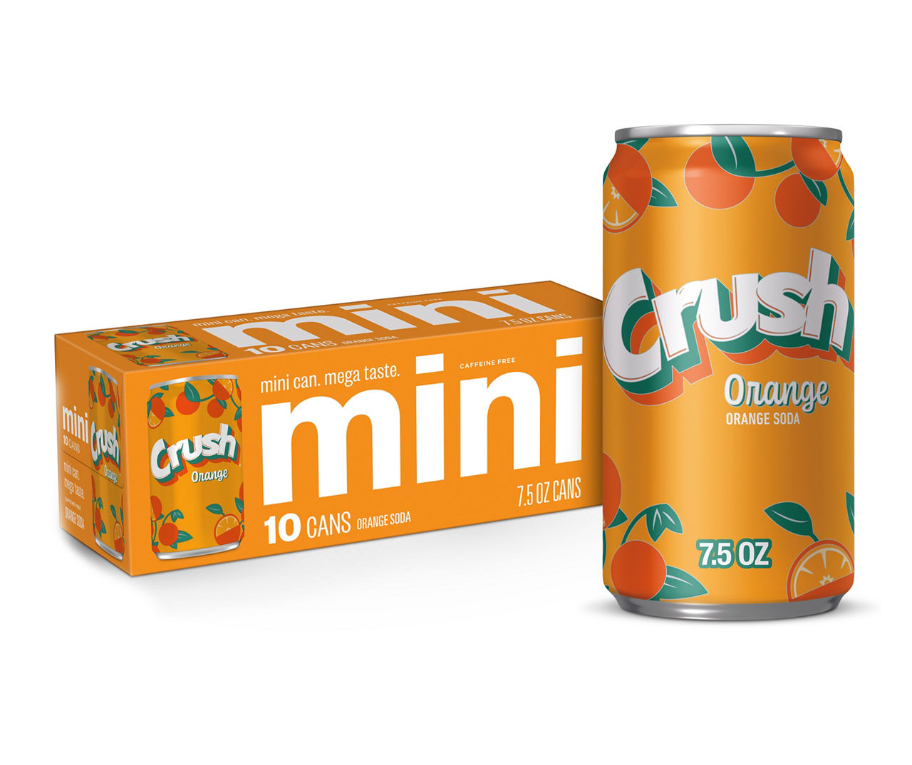 Crush Mini Orange Soda, 10-Pack | Big Lots
