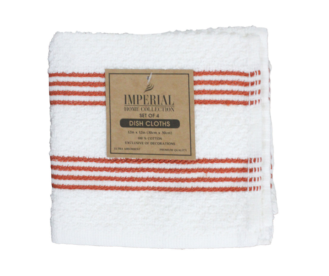 Red & White Stripe Dishcloths, 4-Pack | Big Lots