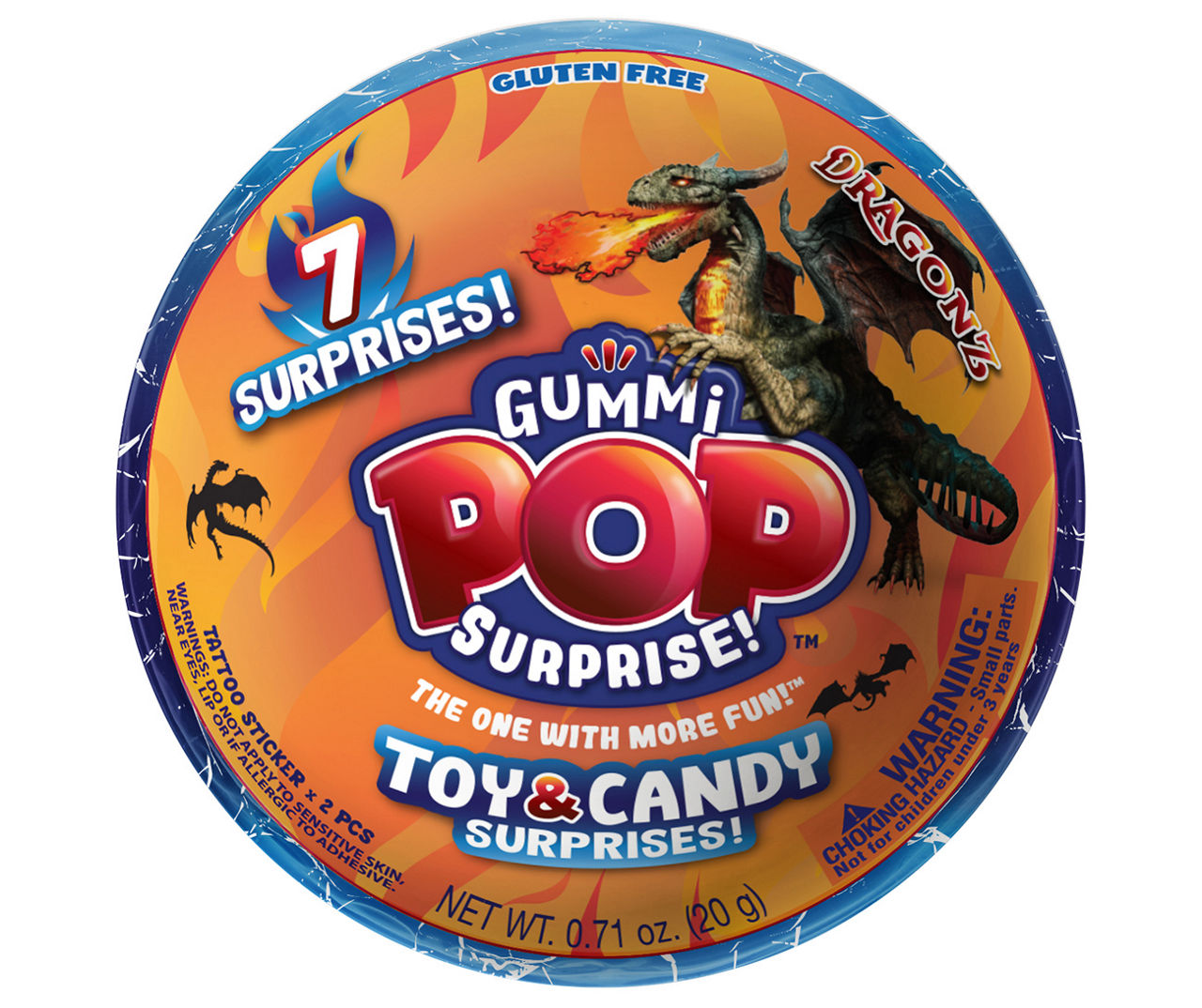 Gummi Pop Dragon Surprise Toy & Candy Pack | Big Lots