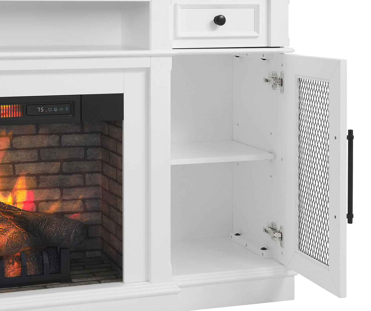 Broyhill 73.5" Castillo Electric Fireplace Console | Big Lots