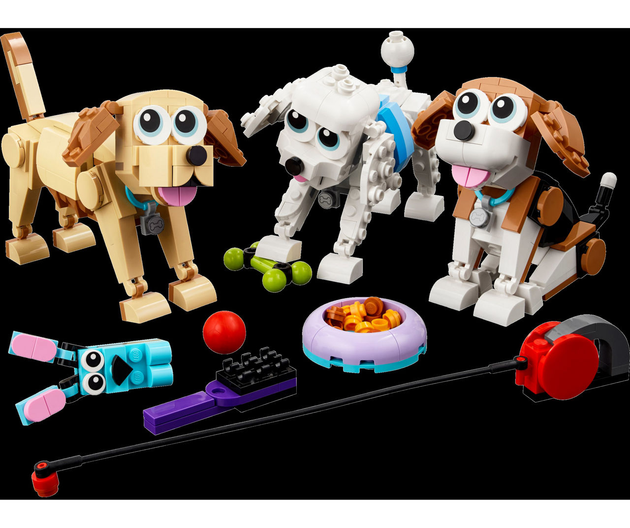 LEGO Creator 3-in-1 Adorable Dogs 475-Piece 31137 Building Set | Big Lots