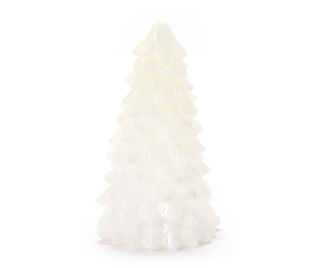 7.5" White Tree LED Candle | Big Lots