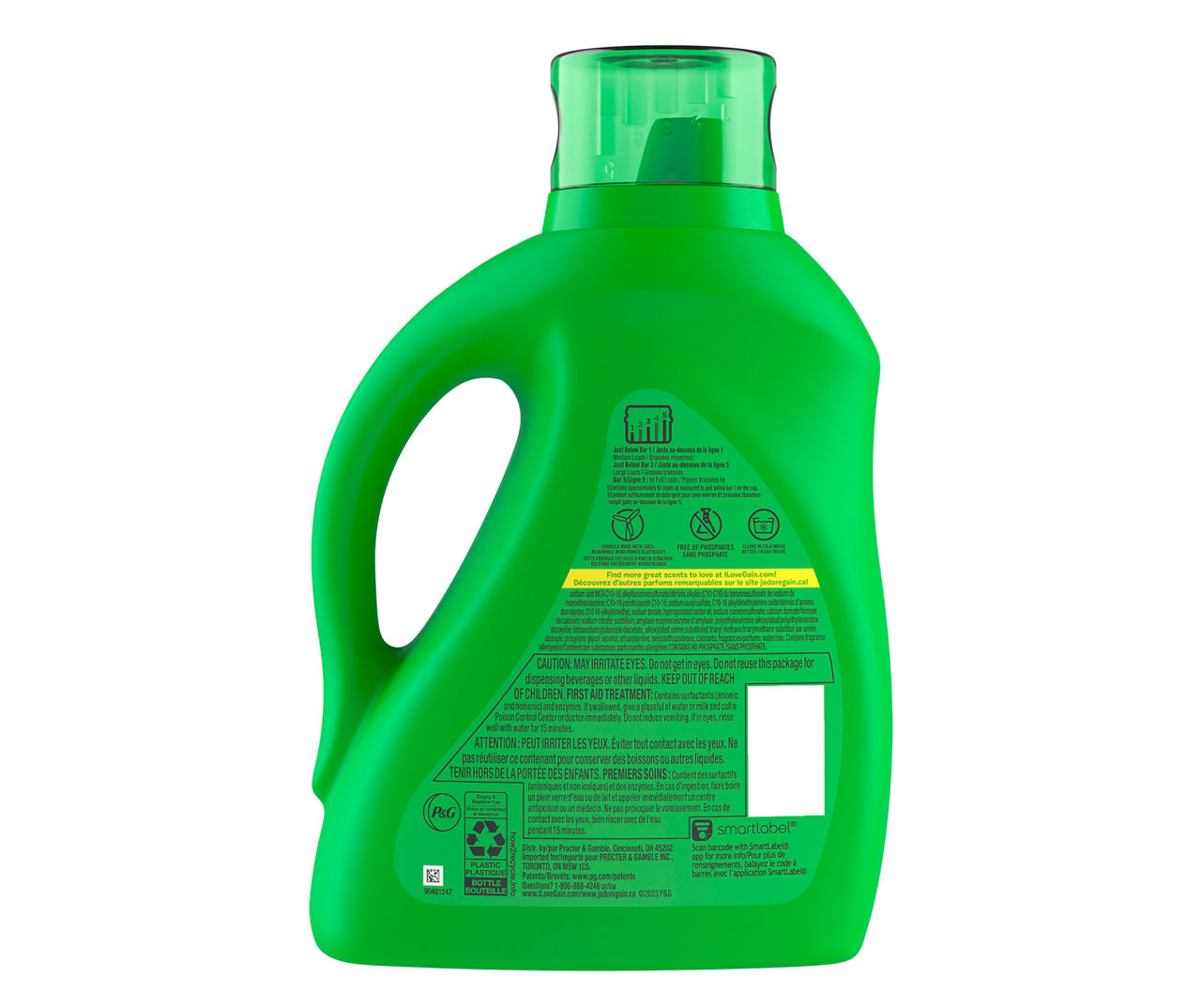 Gain Gain + Aroma Boost Liquid Laundry Detergent, Original Scent, 61 ...