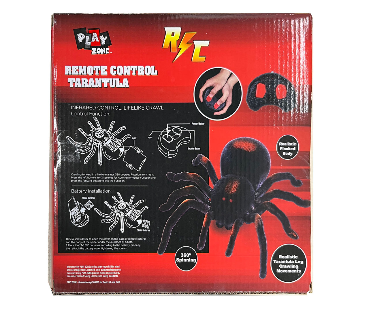 Play Zone Remote Control Tarantula Toy | Big Lots