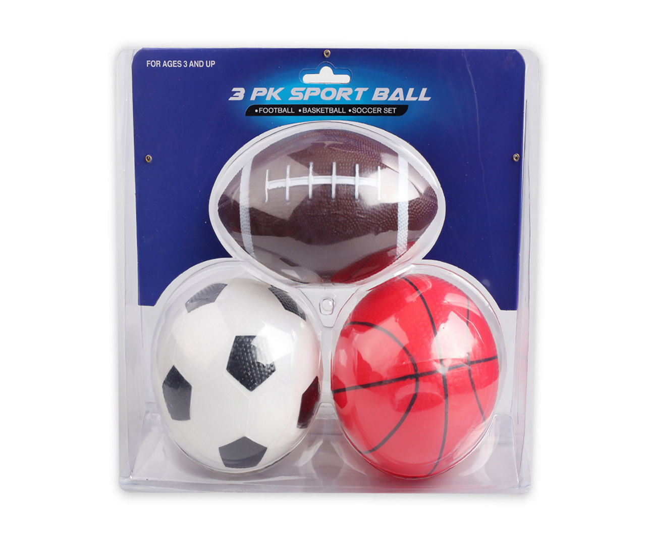 Play Zone Sport Ball 3-Piece Toy Set | Big Lots