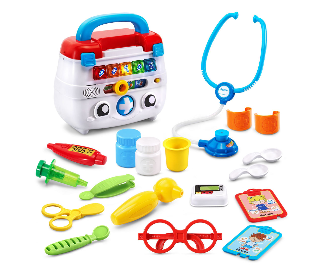 Vtech Play & Heal Deluxe Medical Kit 34-Piece Play Set | Big Lots