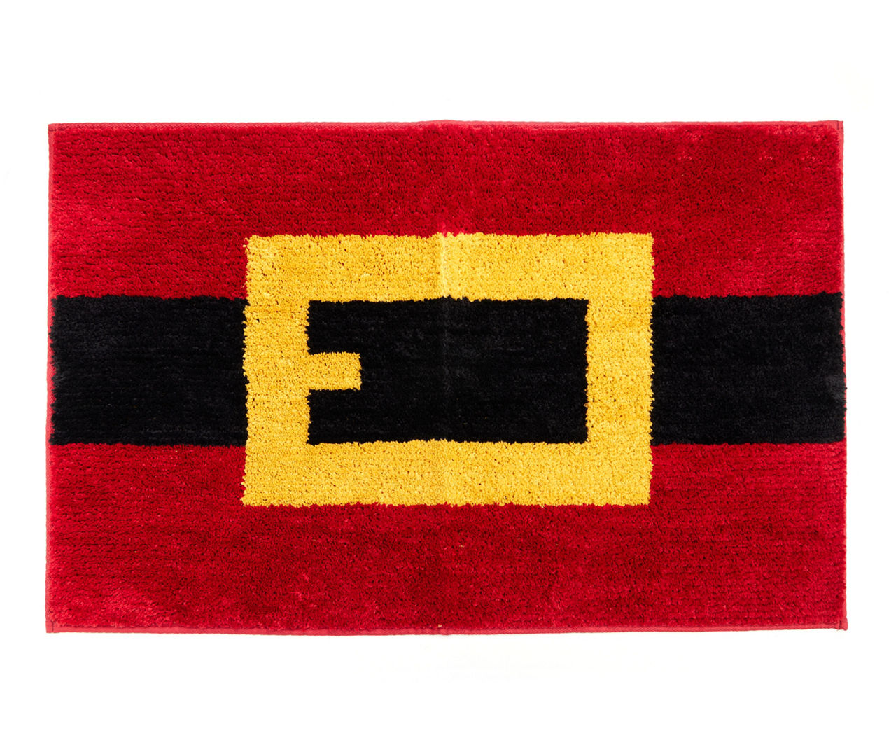 Santa’s Workshop: Red Santa Belt Bath Rug | Big Lots
