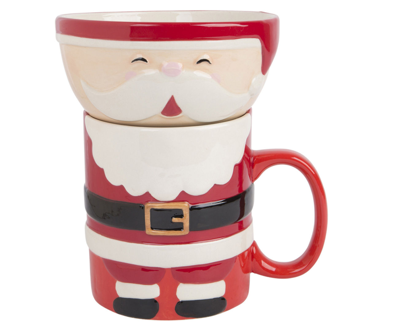 Home Essentials Santa Stoneware Mug & Bowl Set | Big Lots