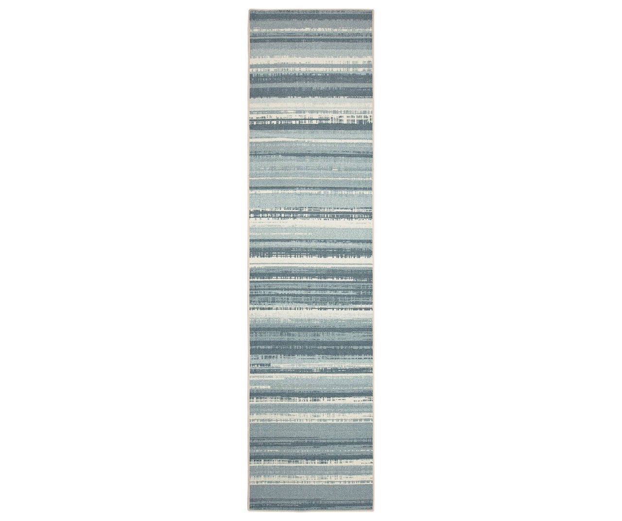 Mohawk Avenue Blue & Ivory Stripe Runner Rug, (2' x 8') | Big Lots