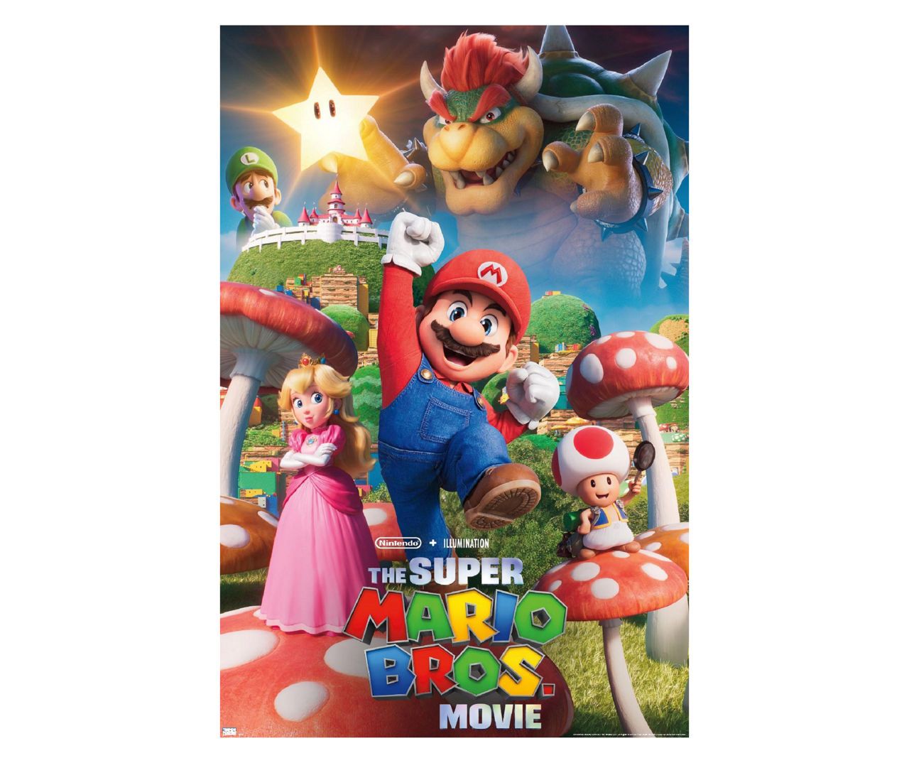 Nintendo Illumination The Super Mario Bros. Movie Poster, (22.3" x 34 ...