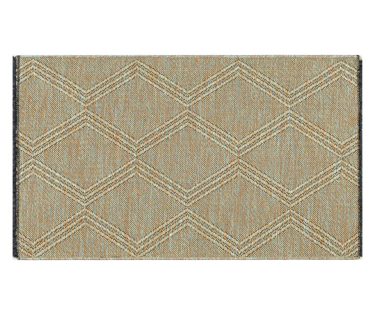 Ariana Sage Green Geometric Washable Area Rug, (2' x 3') | Big Lots