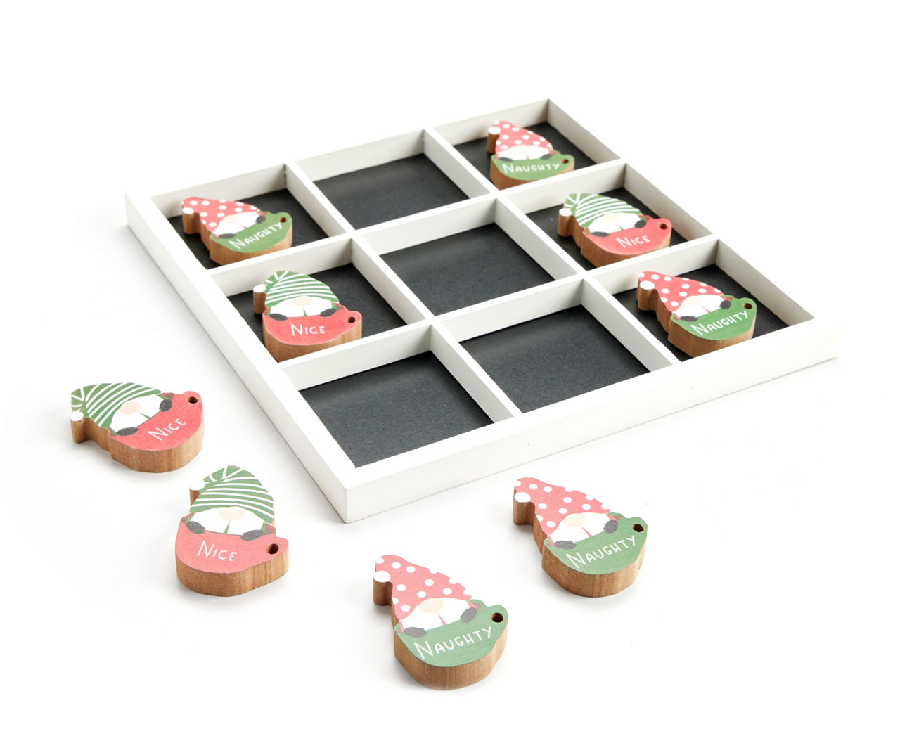 "Naughty" & "Nice" Tic-Tac-Toe Tabletop Decor | Big Lots