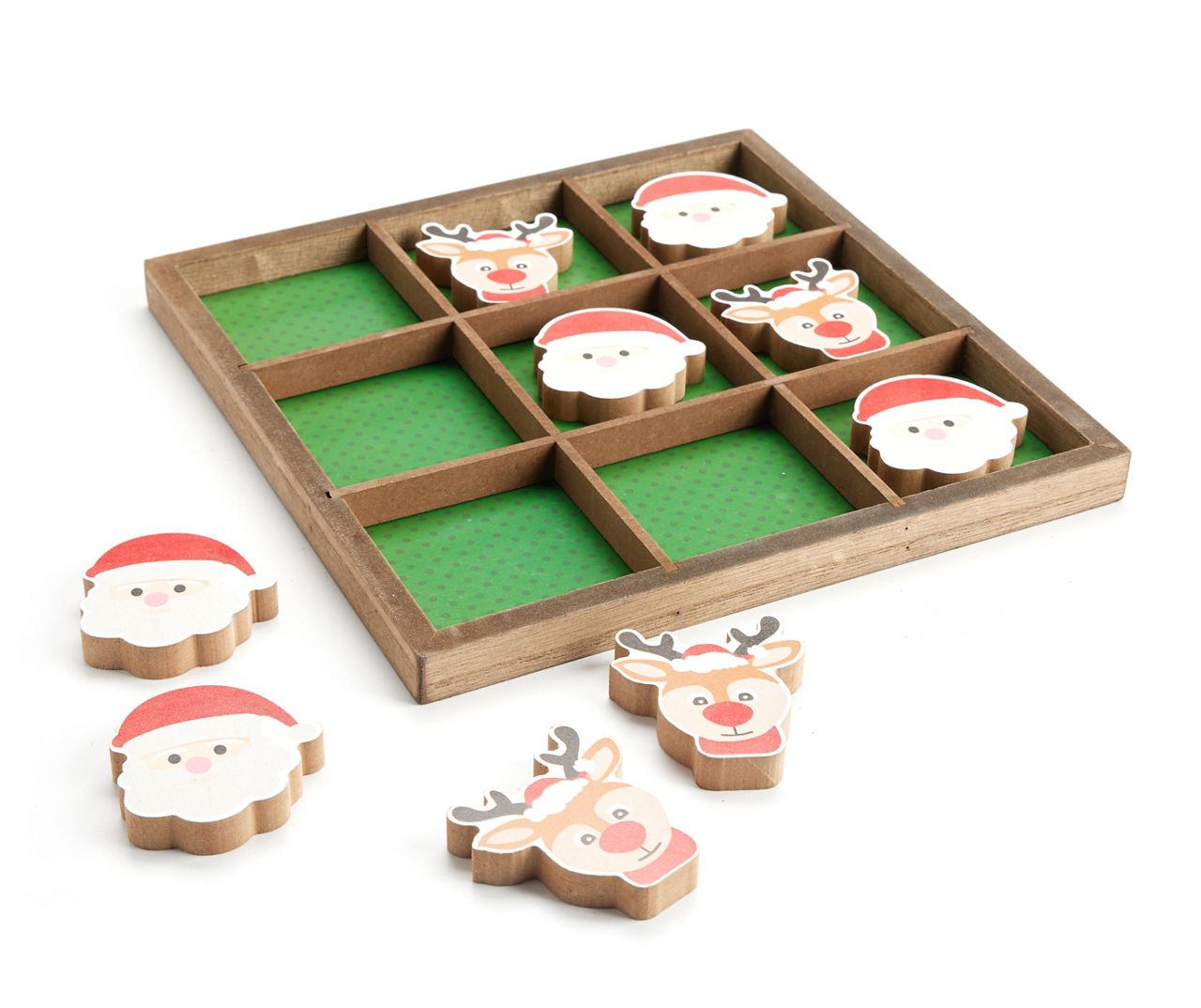Santa & Reindeer Tic-Tac-Toe Tabletop Decor | Big Lots