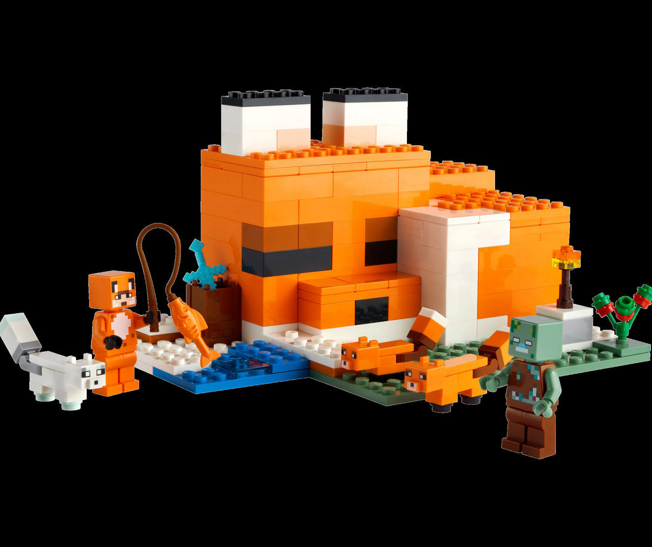 LEGO Minecraft The Fox Lodge 193-Piece 21178 Building Set | Big Lots