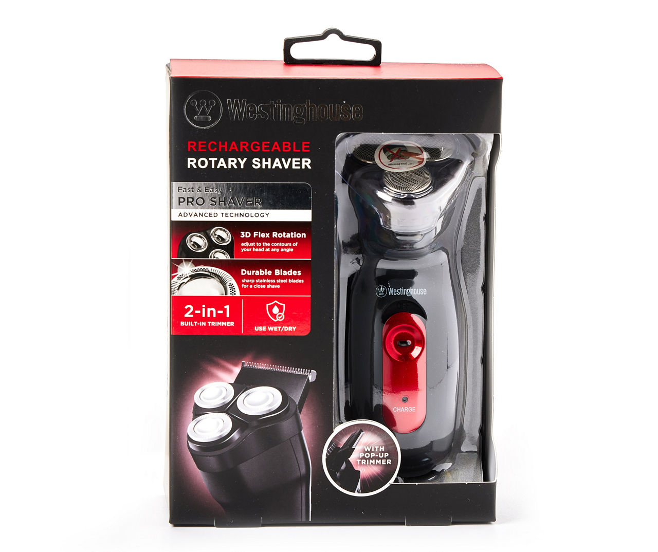 Westinghouse Rechargeable Pro Rotary Shaver | Big Lots