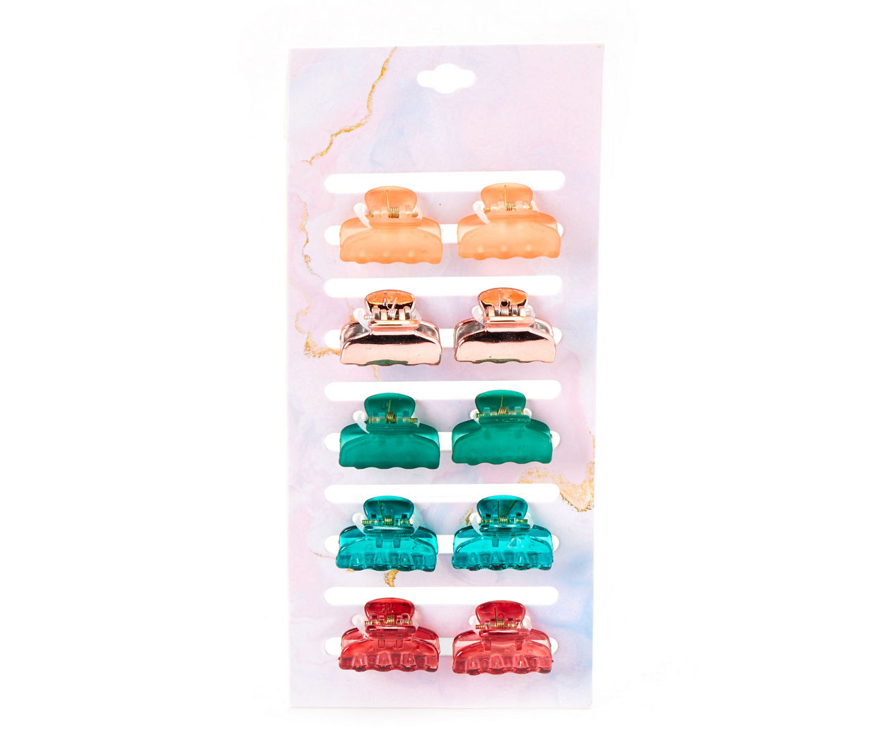 Multi-Color 10-Piece Mini Claw Clip Set | Big Lots
