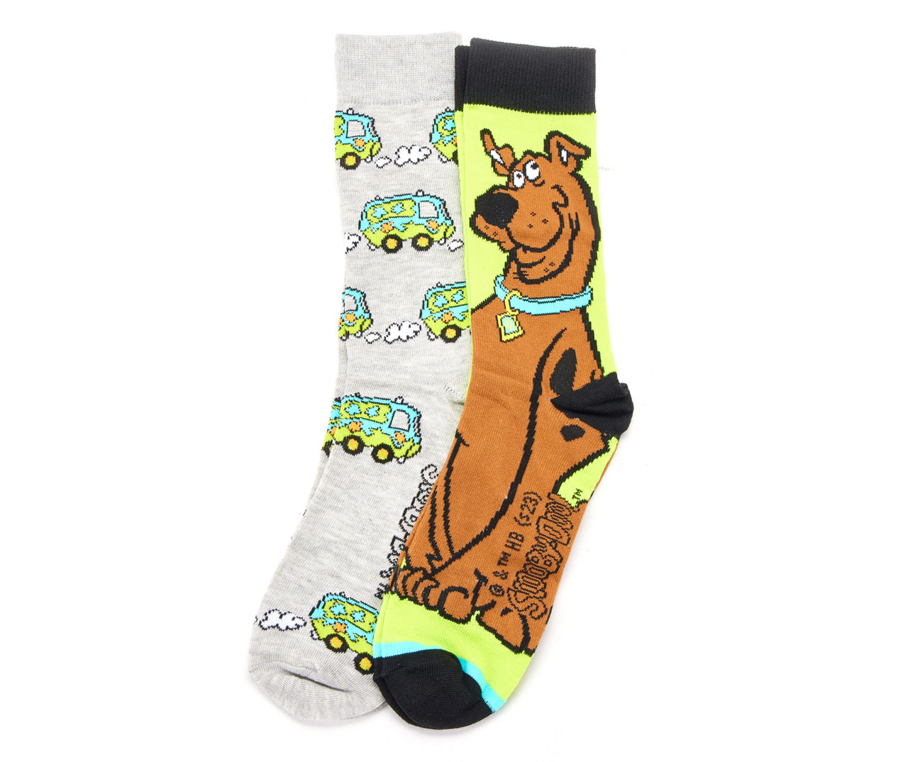 Scooby Doo Mixed Crew Socks, 2-Pack | Big Lots