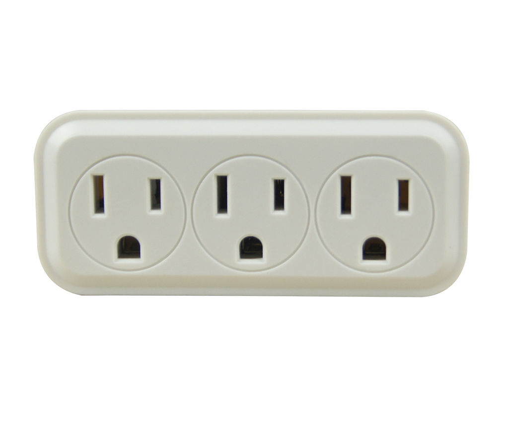 White 3-Outlet Wall Tap Adapter, 2-Pack | Big Lots