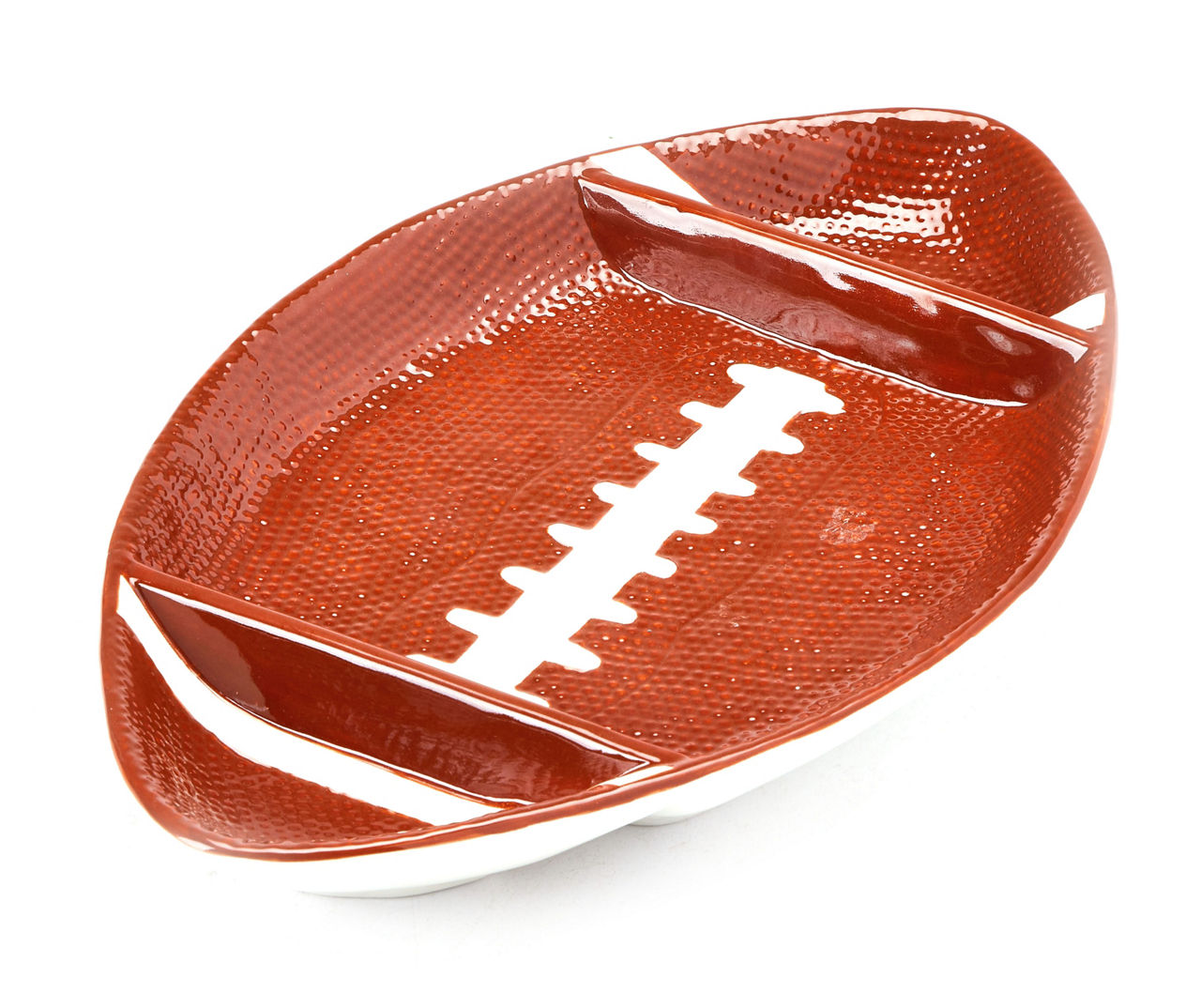 Brown Football Earthenware Serving Tray | Big Lots