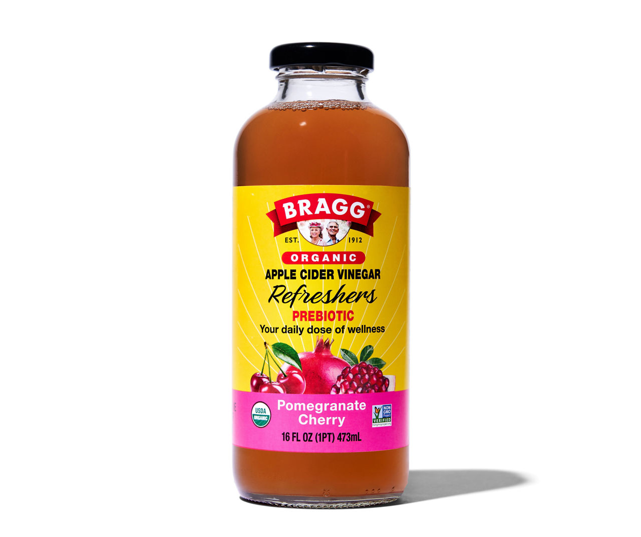 Bragg Pomegranate Cherry Apple Cider Vinegar Refresher, 16 Oz. | Big Lots
