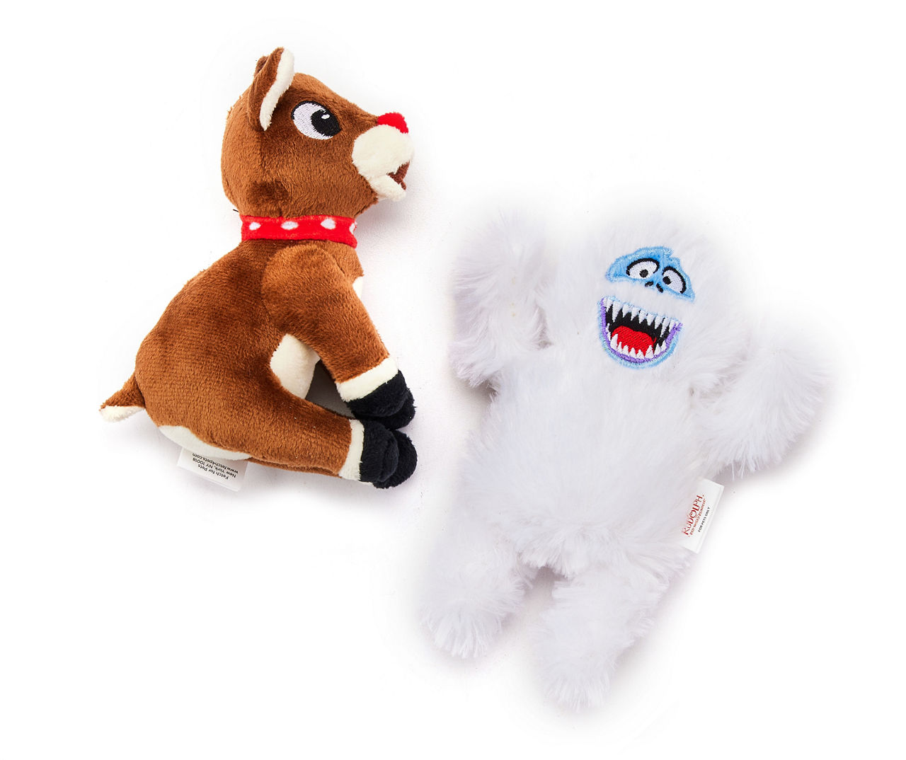 Rudolph Bumble & Rudolph Squeaker Plush Dog Toys, (6") | Big Lots